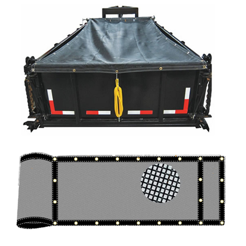 China Heavy Duty Dump Truck Tarp Dump Trailer Tarp Mesh with Grommets ...